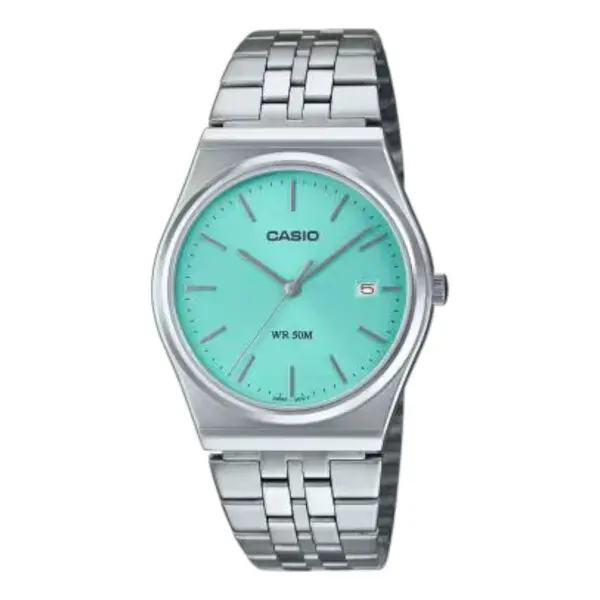 Casio Stainless Steel Watch - Silver/blue