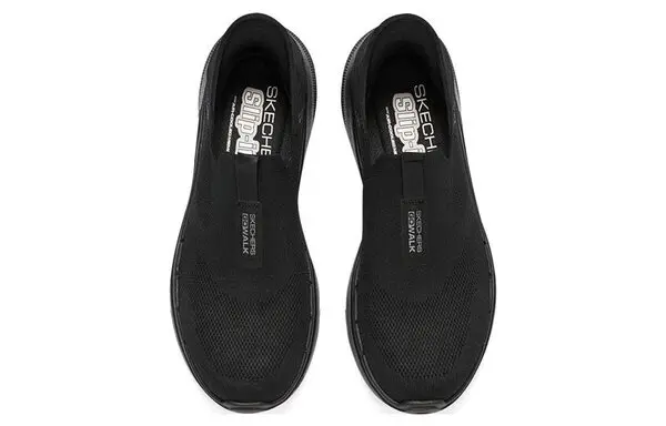 Sketchers Go Walk 6 Slip-ins Athletic Sneakers - Black
