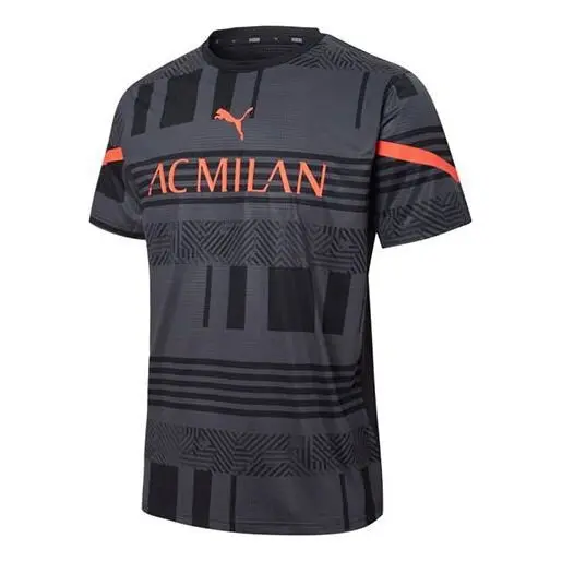 PUMA Ac Milan Prematch Jersey By - Black/red