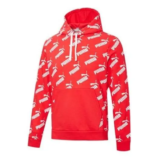 PUMA Amplified Track Hoodie - Red/white