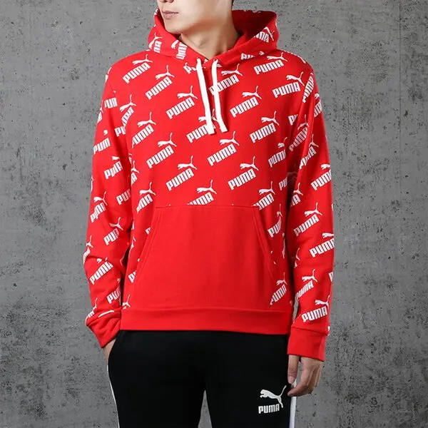 PUMA Amplified Track Hoodie - Red/white