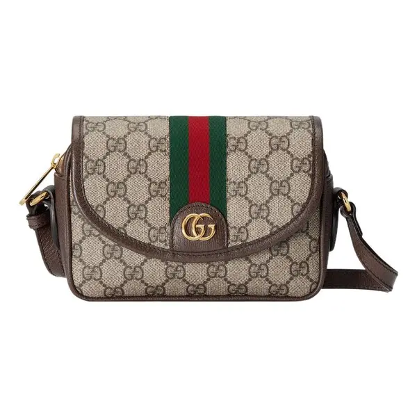 Gucci Ophidia Gg Mini Shoulder Bag - Beige