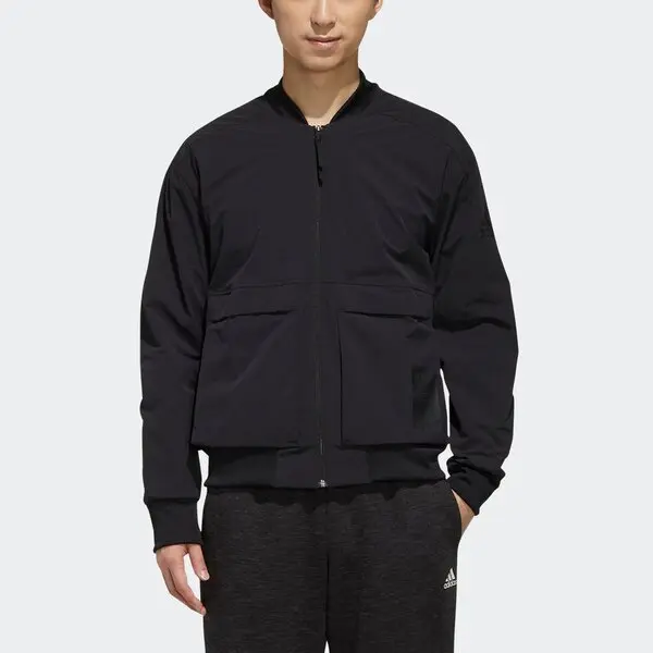 Adidas Pocket Zipper Sports Jacket - Black