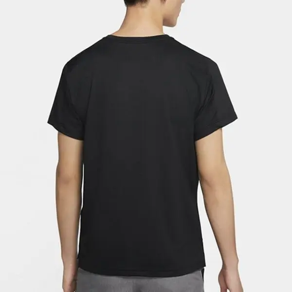 Nike Stripe Logo Printing Training Sports Short Sleeve