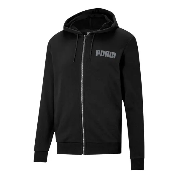 PUMA Modern Basics Full-zip Jacket - Black/grey
