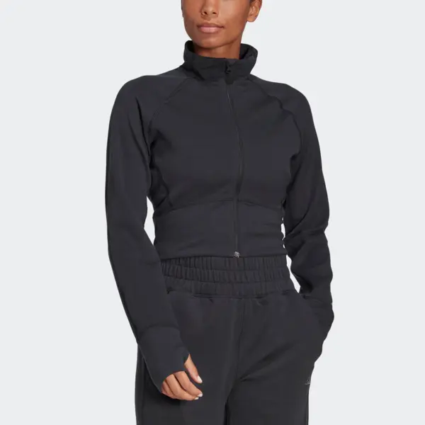 Adidas Aeroready Studio Cropped Jacket