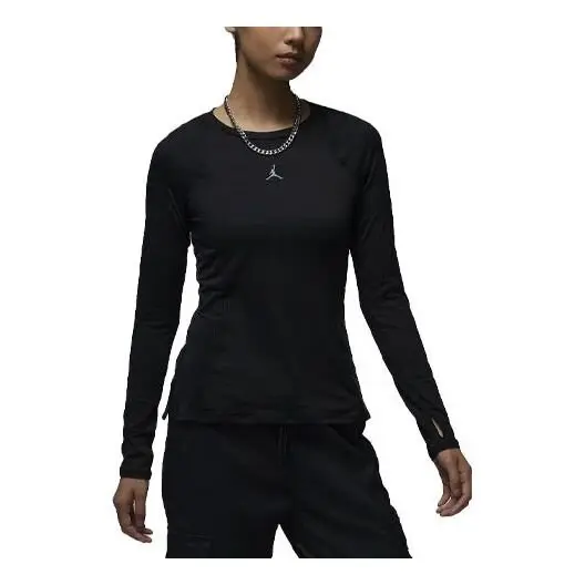 JORDAN Air Long Sleeve Base Layer - Black
