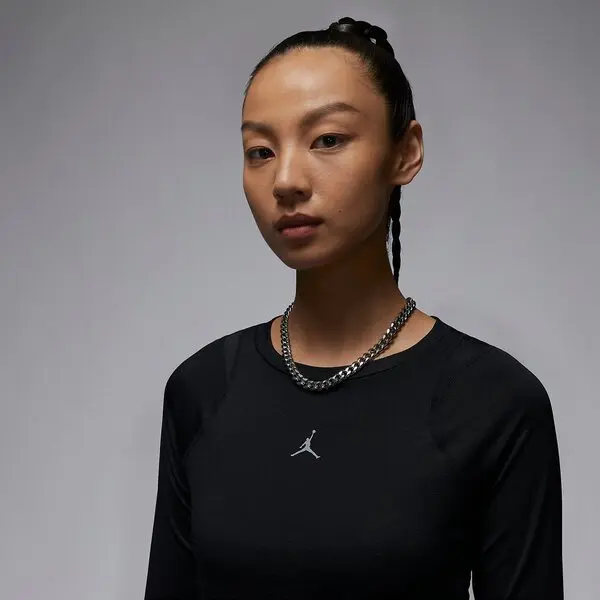 JORDAN Air Long Sleeve Base Layer - Black