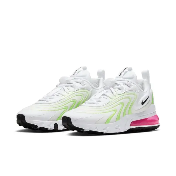 Nike Max 270 React Eng Sneakers - White/volt/pink