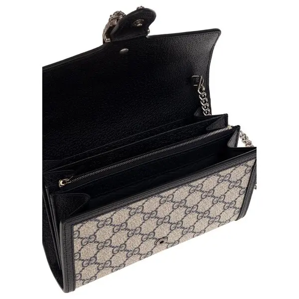 Gucci Dionysus Gg Mini Chain Wallet 'beige Blue - Beige/blue