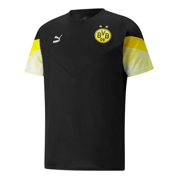 PUMA Colorblock T-shirt - Black