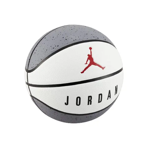JORDAN Playground Basketball - White/grey/red
