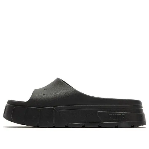 PUMA Mayze Stack Injex Platform Slides - Black