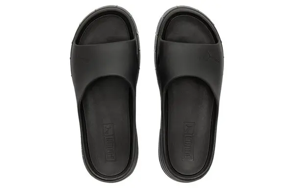 PUMA Mayze Stack Injex Platform Slides - Black