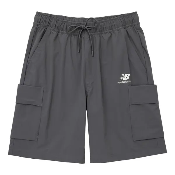 NEW BALANCE Woven Pocket Shorts - Grey