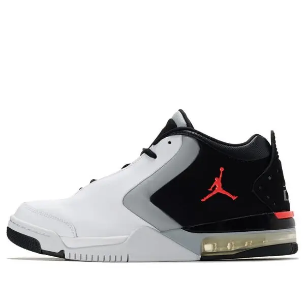 JORDAN Air Big Fund Basketball Sneakers - White/black/red