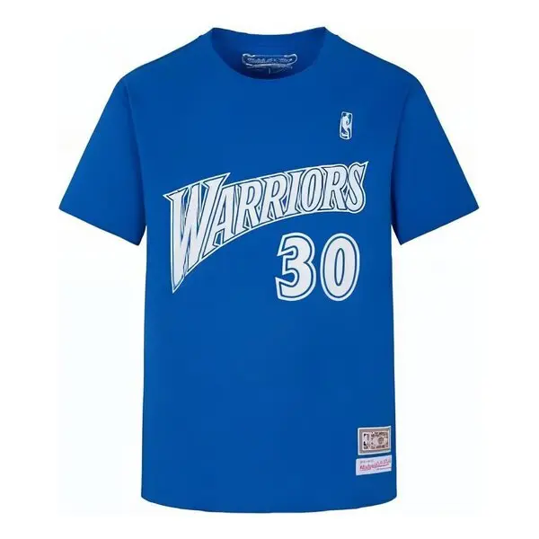 Mitchell & Ness X Nba Golden State Warriors Name Number T-shirt 'stephen Curry 30