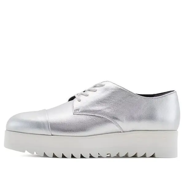 Onitsuka Tiger Derby Platform Shoes - Silver/white