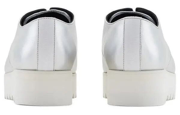 Onitsuka Tiger Derby Platform Shoes - Silver/white