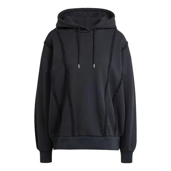 Adidas Originals Distressed Hoodie - Black