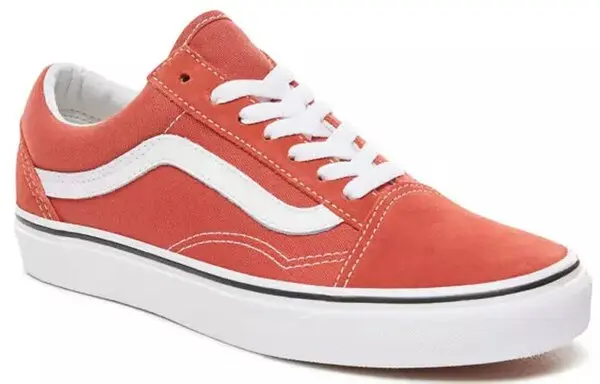 VANS Old Skool Sneakers - Red/white