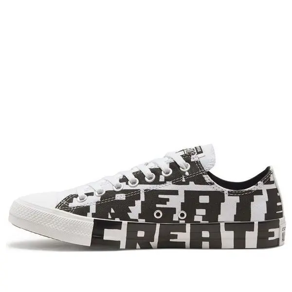 CONVERSE Chuck Taylor All Star Low Top Sneakers - White/black