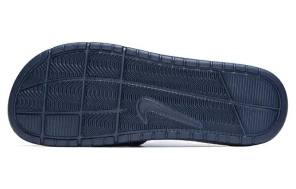 Nike Benassi Solarsoft Slide Sports Slippers - Black/blue