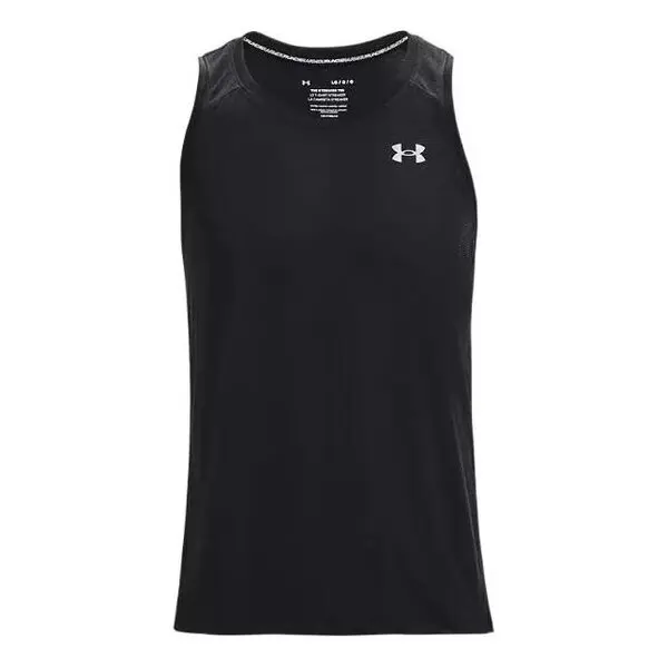 Under Armour Streaker Run Singlet Performance Tank Top - Black