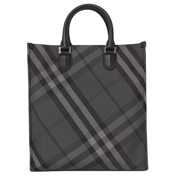 Burberry Check Tote Shoulder Bag