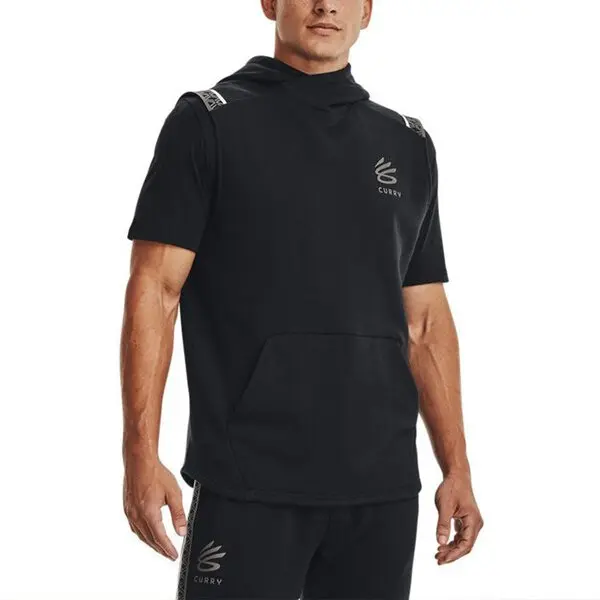 Under Armour Curry Fleece Sleeveless Hoodie - Black