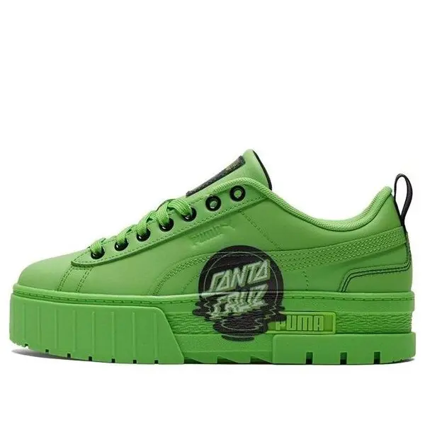 PUMA Santa Cruz X Mayze Flash Low Top Sneakers - Green