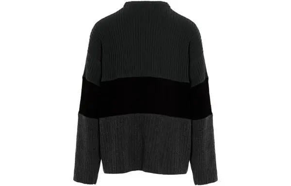 Balenciaga Political Campaign Ribbed Panelled Sweater