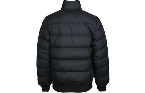 Nike Down Jacket With Stand Collar And Zip Closure