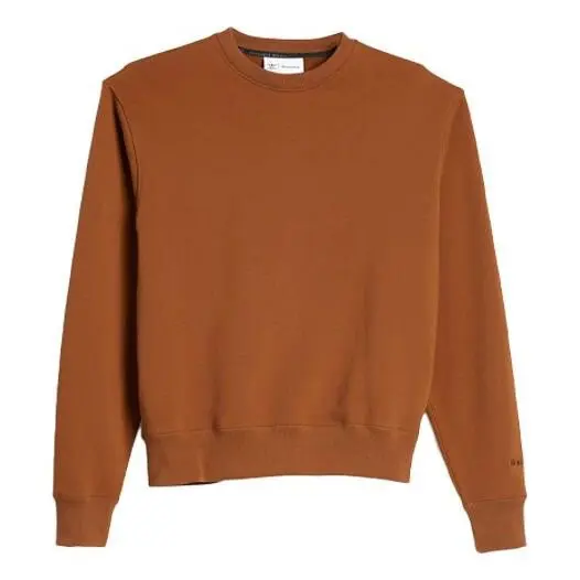 Adidas Originals X Pharrell Williams Solid Color Pullover Sweatshirt - Brown