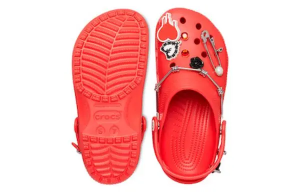 CROCS X Karol G Classic Clogs "metal Hearts