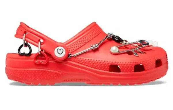 CROCS X Karol G Classic Clogs "metal Hearts