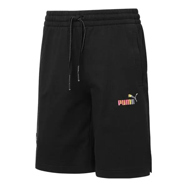 PUMA Worldwide French Terry Shorts - Black