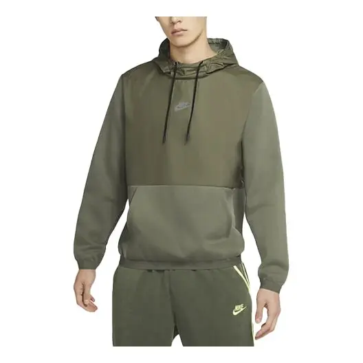 Nike Colorblock Fleece Pullover - Yellow
