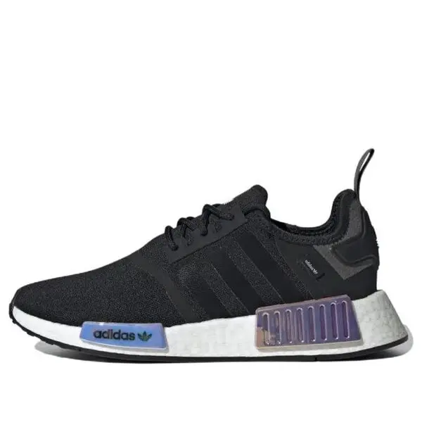 Adidas Nmd_r1 "black Irescent" Sneakers - Black/purple