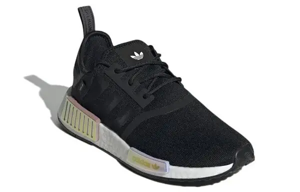 Adidas Nmd_r1 "black Irescent" Sneakers - Black/purple