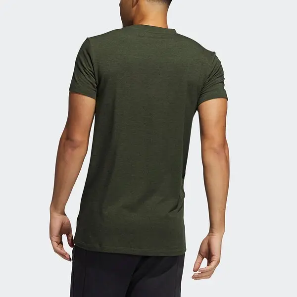 Adidas Stu Tech Tee Solid Color Training Sports Short Sleeve