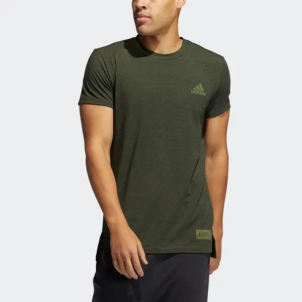 Adidas Stu Tech Tee Solid Color Training Sports Short Sleeve