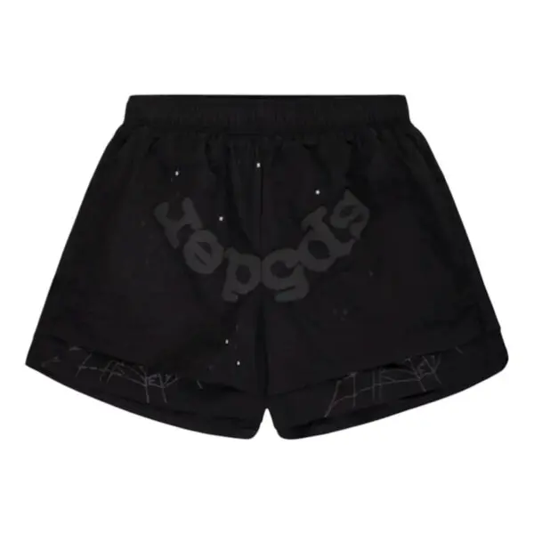 SP5DER Og Web Double Layer Short - Black