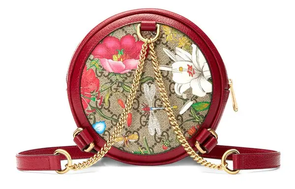 Gucci Ophidia Gg Flora Mini Backpack - Red