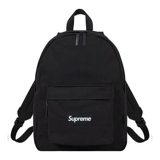 Supreme Canvas Backpack - Black/white