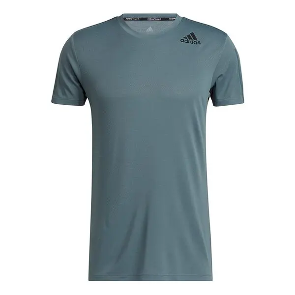 Adidas H.rdy 3s Tee Intense Training Short Sleeve T-shirt - Blue