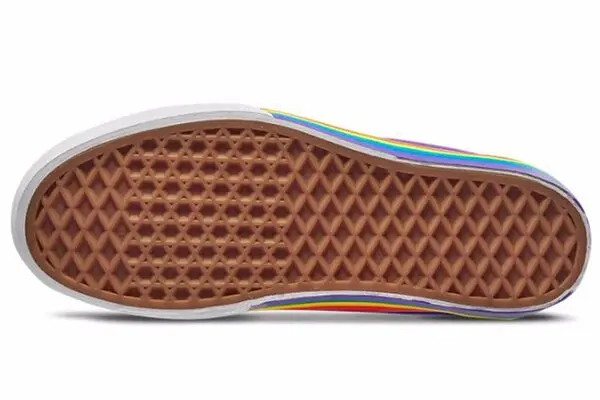 VANS Old Skool V Platform Rainbow Sneakers - Purple