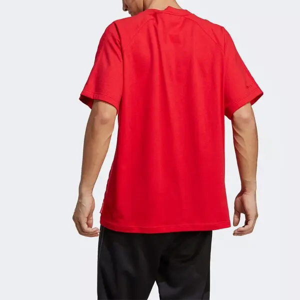 Adidas Blue Version Essentials Tee 'better Scarlet