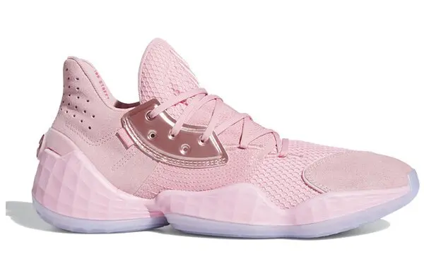 Adidas Harden Volume 4 " Lemonade" Athletic Sneakers - Pink