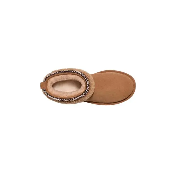 UGG Classic Ultra Mini Maxi Curly Boots - Chestnut